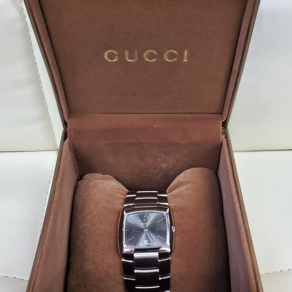 Gucci | Accessories | Gucci Watch 850m Stainless Steel Silver Mens ...